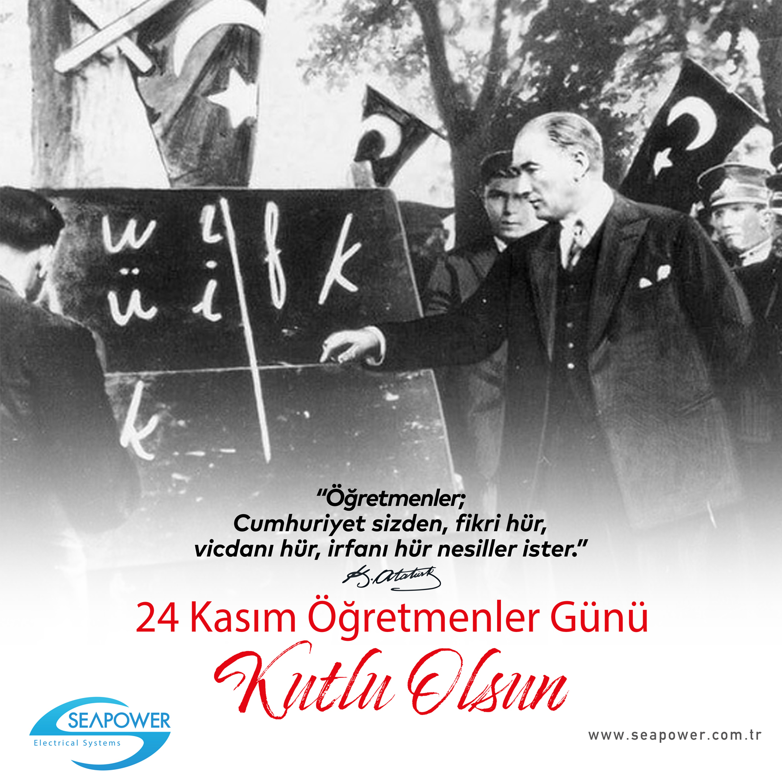 24 Kasım Öğretmenler Günü Kutlu Olsun - Seapower Elektrik Sistemleri ...